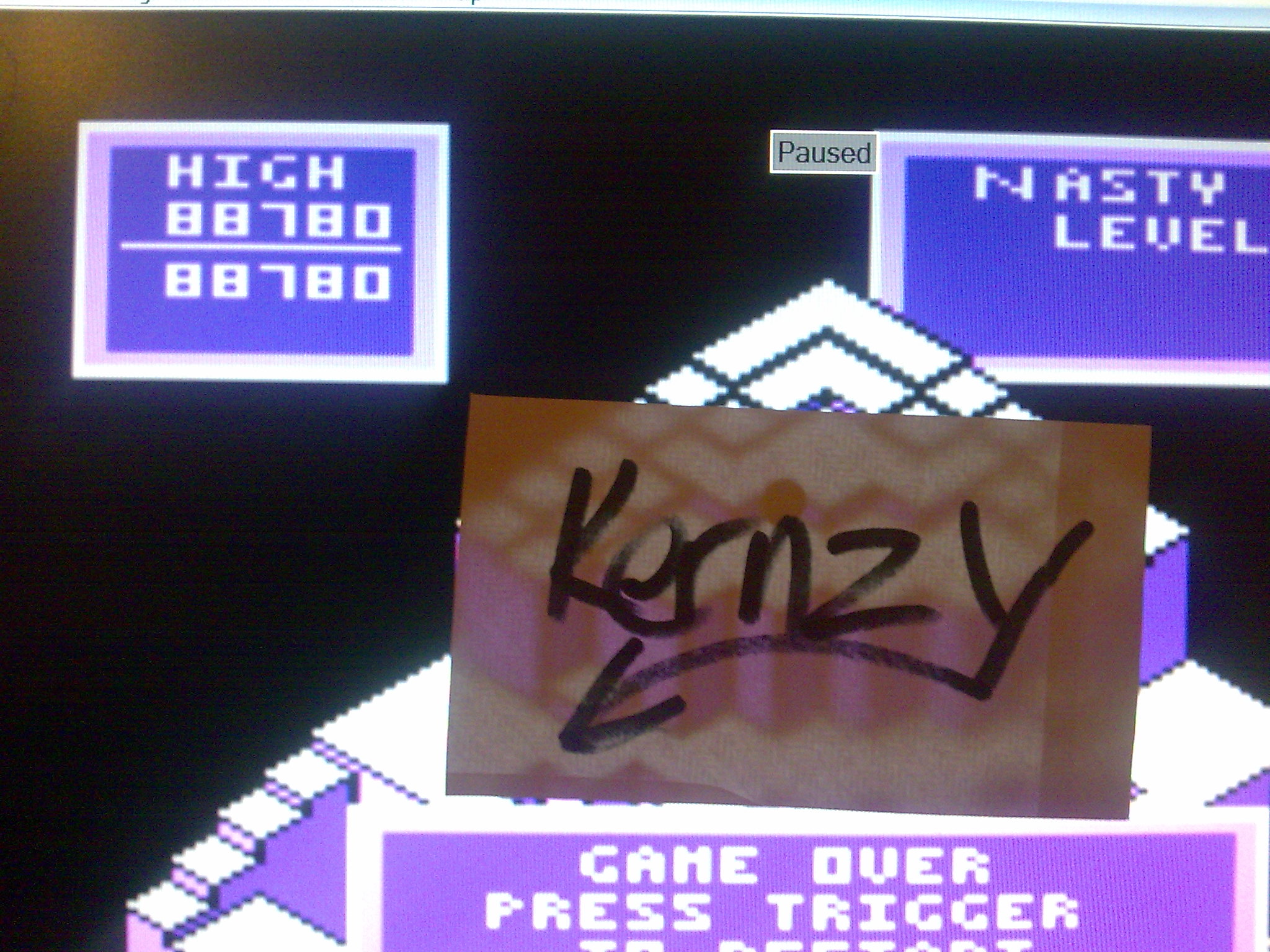 Score on Crystal Castles for Atari 8-Bit by Kernzy | Lvl Up Score