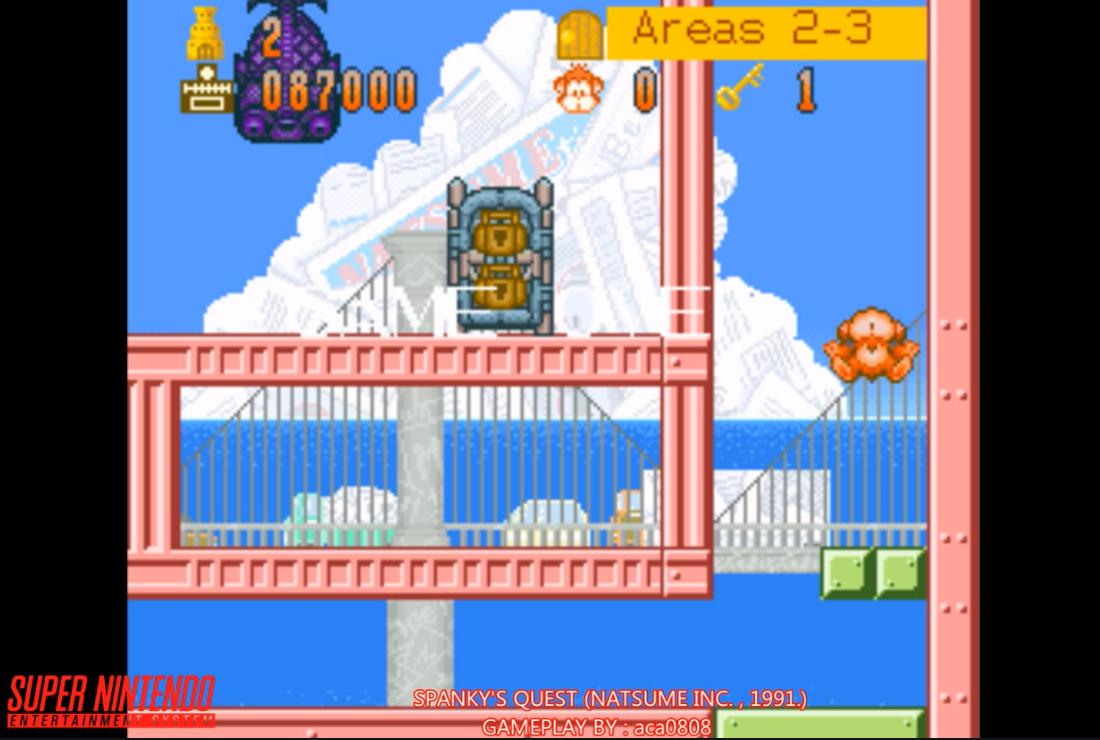 Score on Spanky's Quest for Super Nintendo / Super Famicom (SNES) by ...