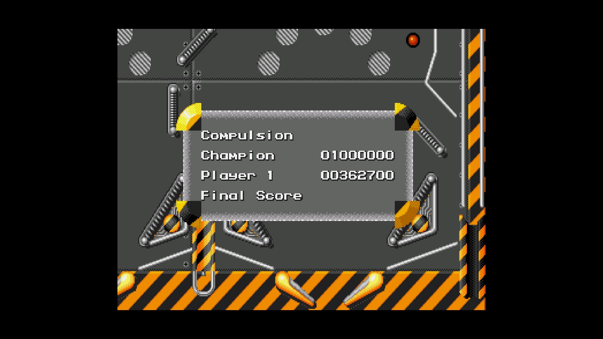 Score on Virtual Pinball for Sega Mega Drive / Genesis by Player1 | Lvl ...