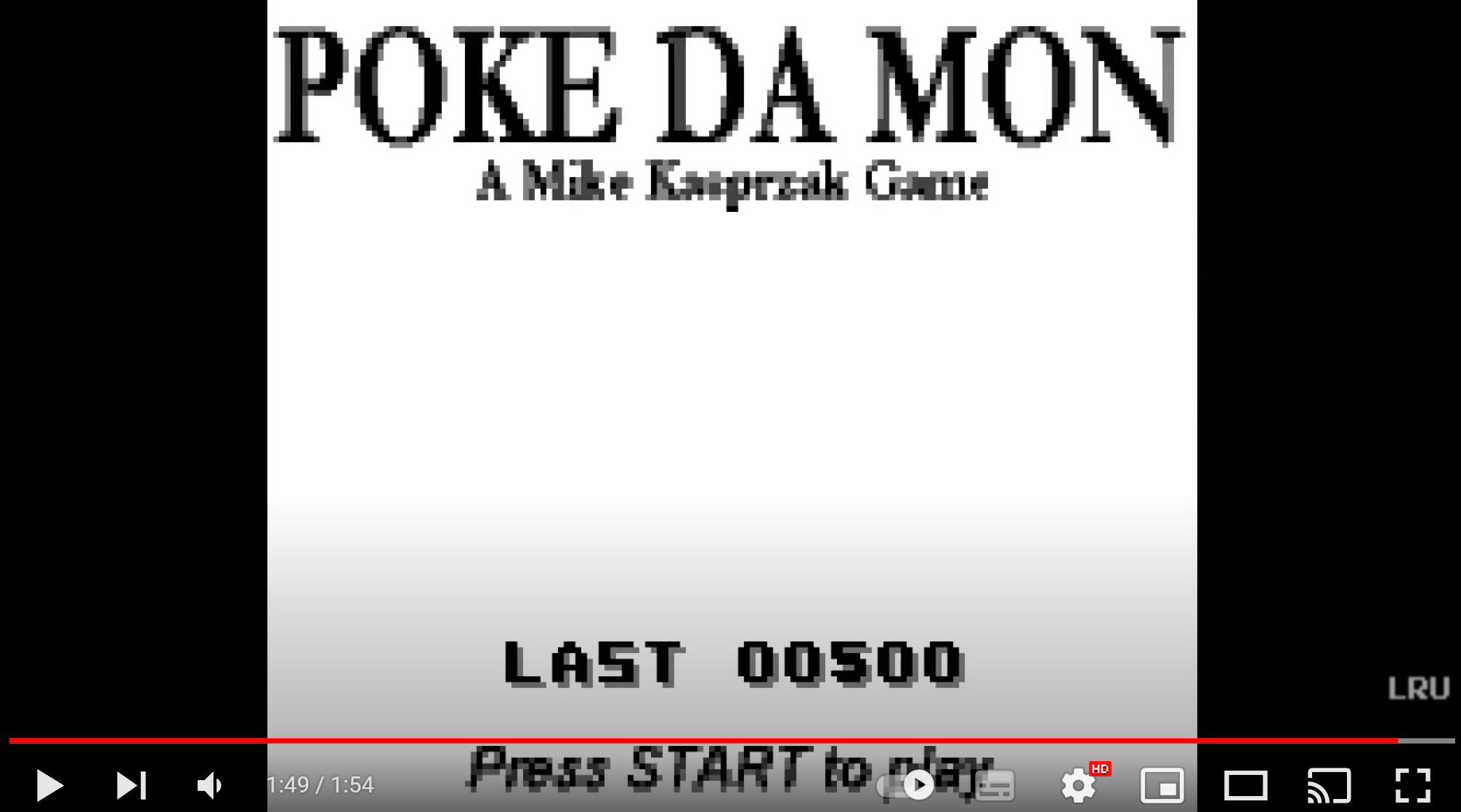 Score on Poke Da Mon for Nintendo Game Boy Color by Luigi Ruffolo | Lvl ...