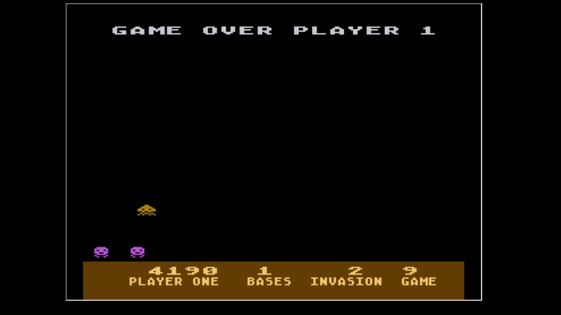 Score on Deluxe Invaders for Atari 8-Bit by el_pasi | Lvl Up Score