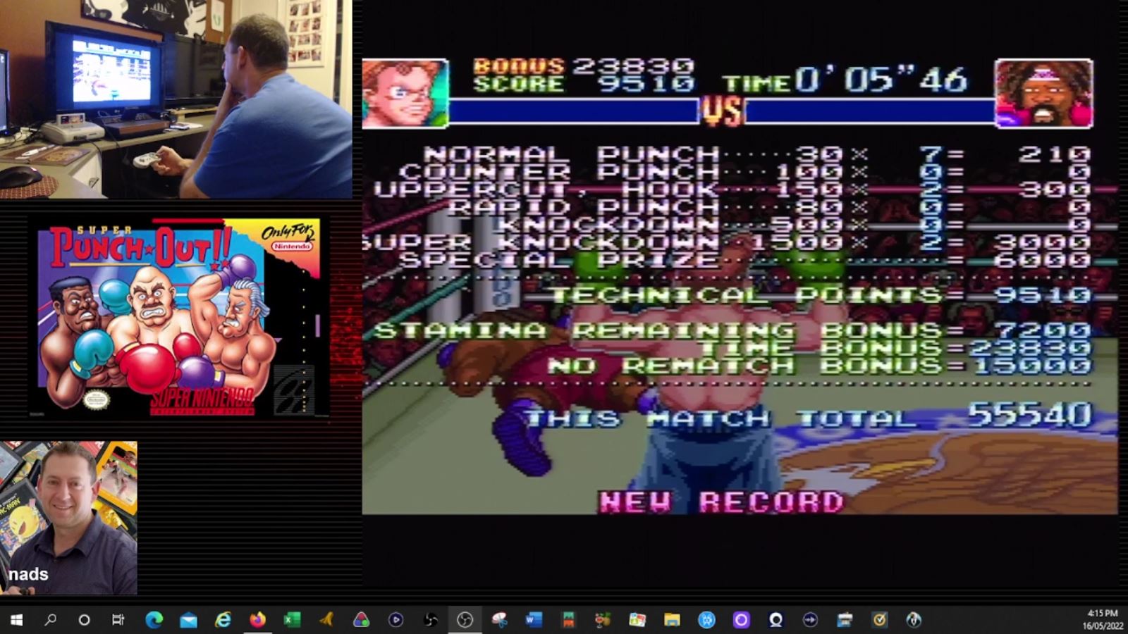 Score on Super Punch-Out!! for Super Nintendo / Super Famicom (SNES) by ...