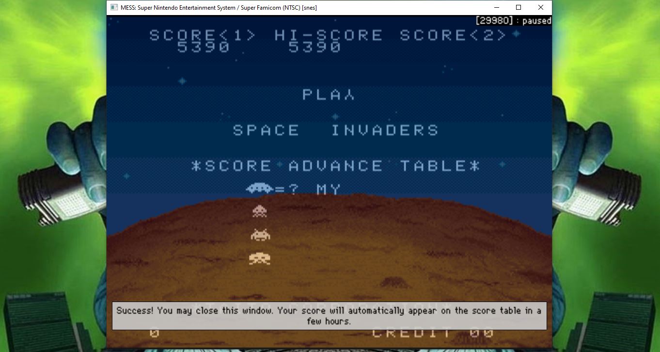 Score on Space Invaders for Super Nintendo / Super Famicom (SNES) by ...
