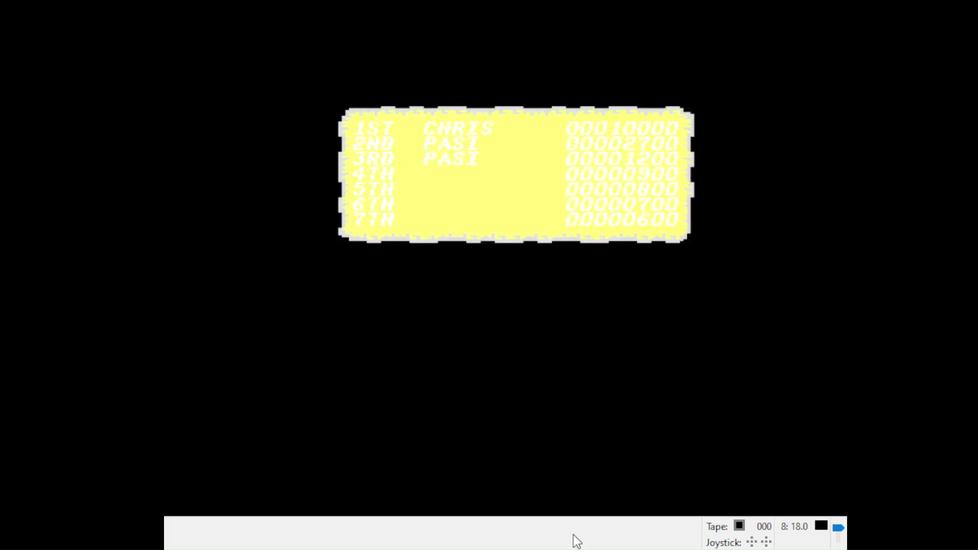 Score on Ninja Spirit for Commodore 64 (C64) by el_pasi | Lvl Up Score