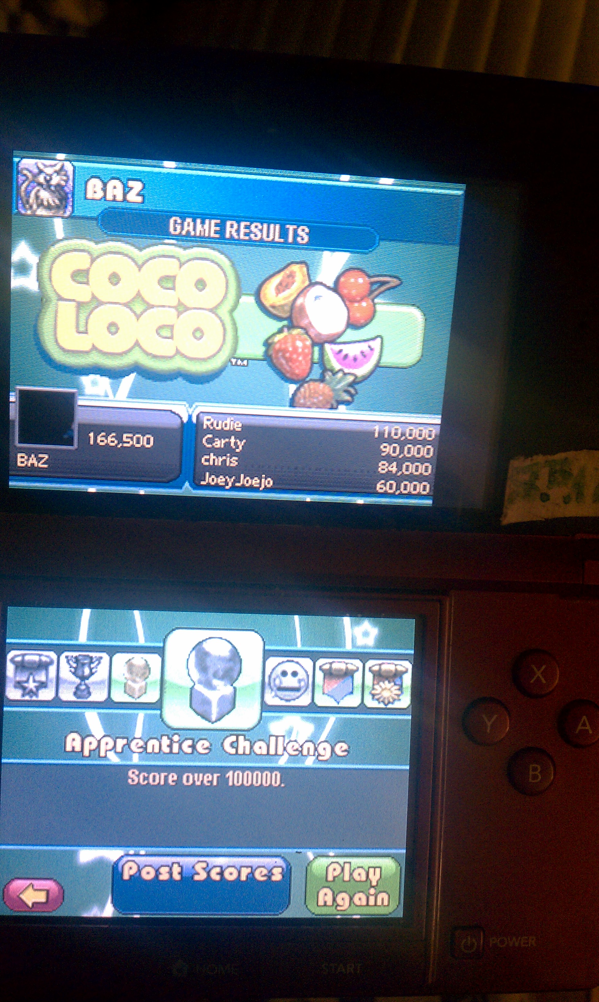 Score on Touchmaster Connect for Nintendo DS by S.BAZ | Lvl Up Score