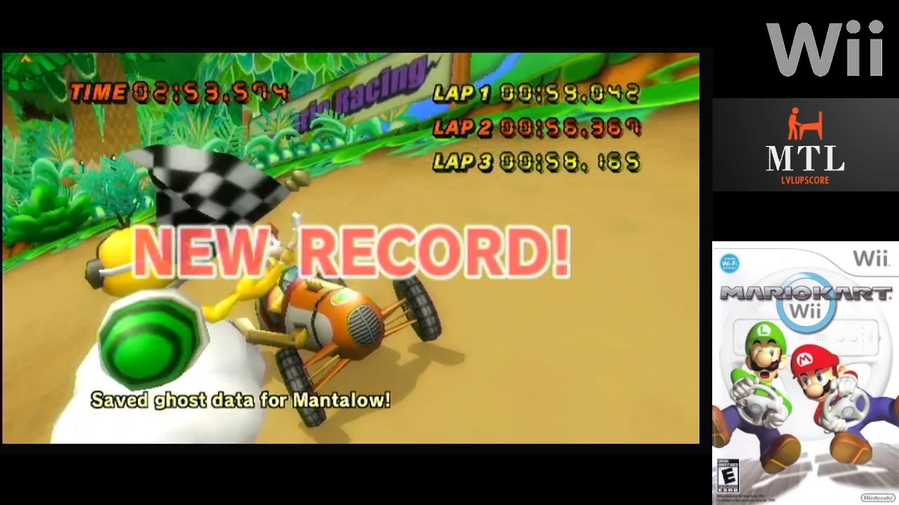 Score on Mario Kart Wii for Nintendo Wii by Mantalow | Lvl Up Score