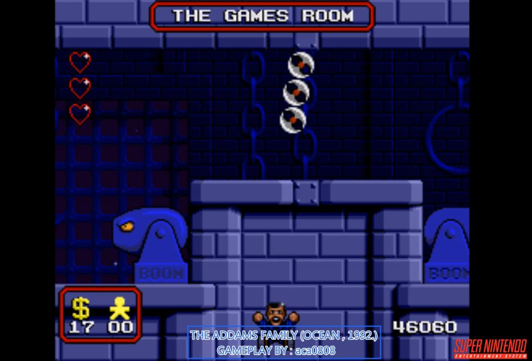 Score on The Addams Family for Super Nintendo / Super Famicom (SNES) by ...