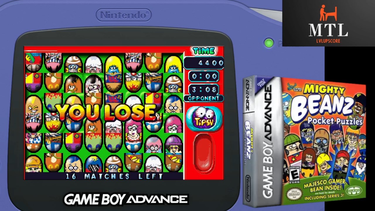 Score on Mighty Beanz: Pocket Puzzles for Nintendo Game Boy Advance by ...