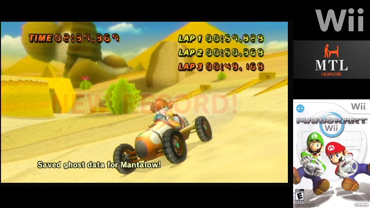 Score on Mario Kart Wii for Nintendo Wii by Mantalow | Lvl Up Score