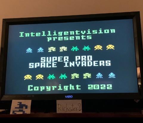 Score on Space Invaders for Intellivision by Rickster8 | Lvl Up Score