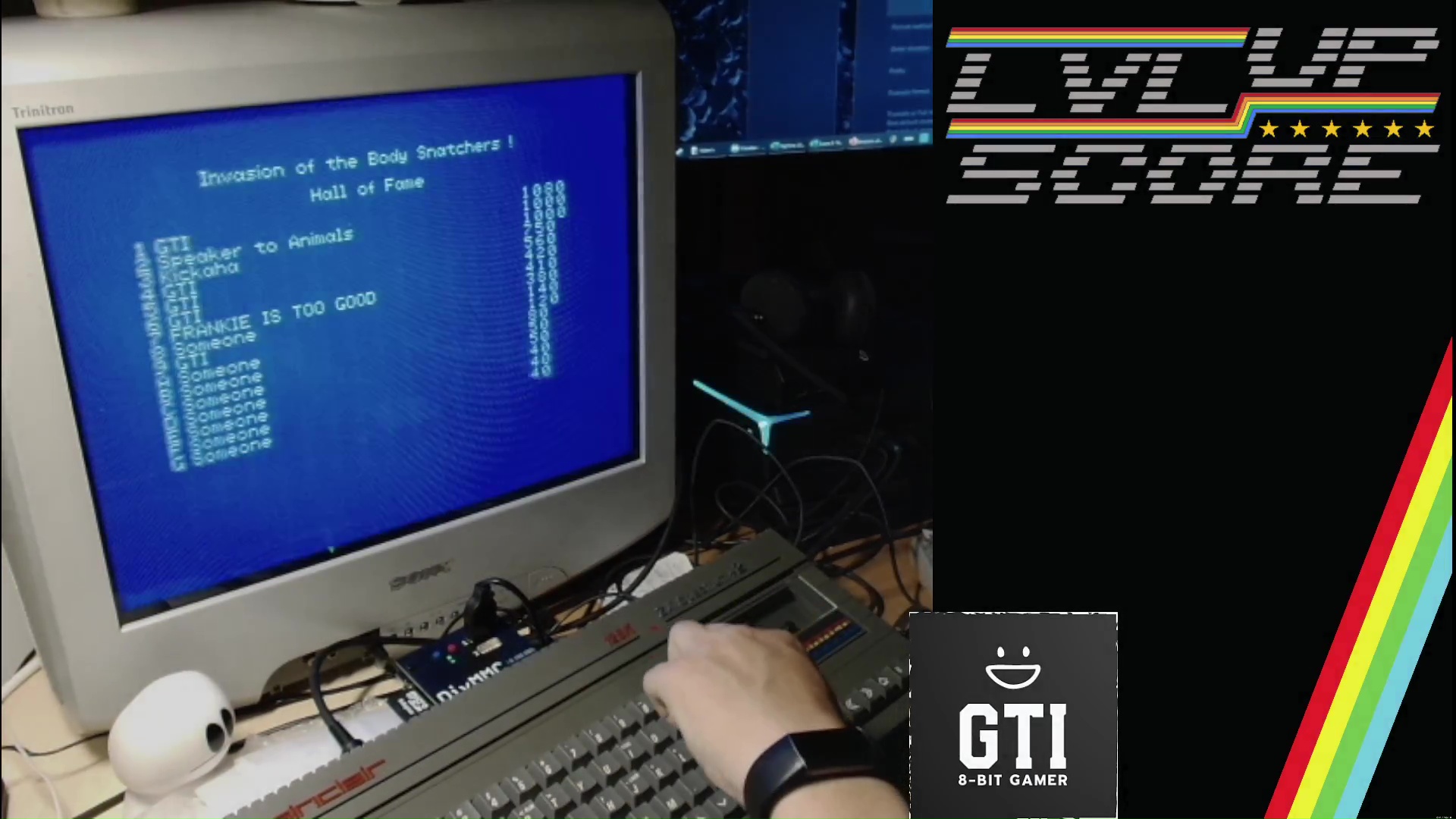 Score on Invasion of the Body Snatchas! for Sinclair ZX Spectrum by GTi ...