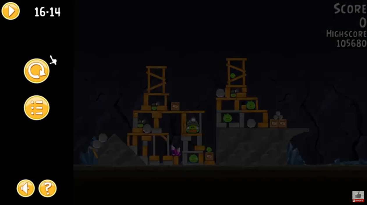 Score on Angry Birds for PC by Siliconian | Lvl Up Score